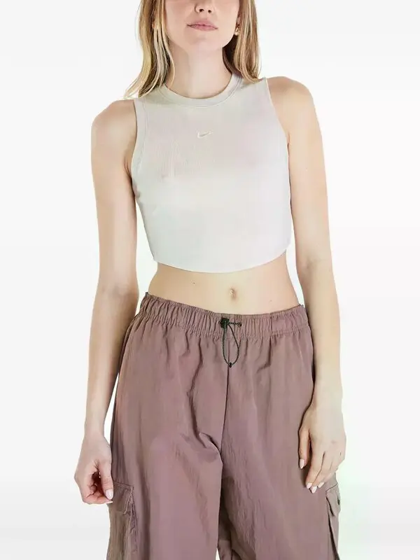 Nike Ribbed Cropped Tank Top