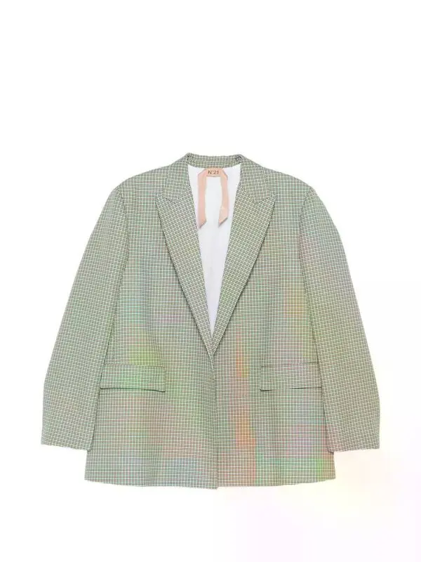 N°21 Woven Check Blazer