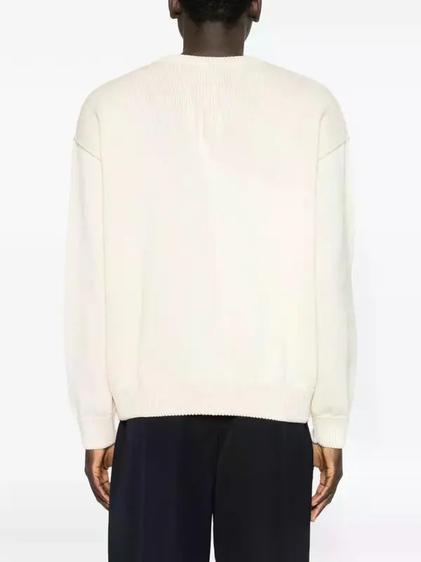 A.p.c. Logo-detail Crew-neck Sweater