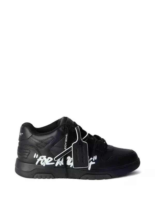 Off-White Lettering-print Tag Sneakers