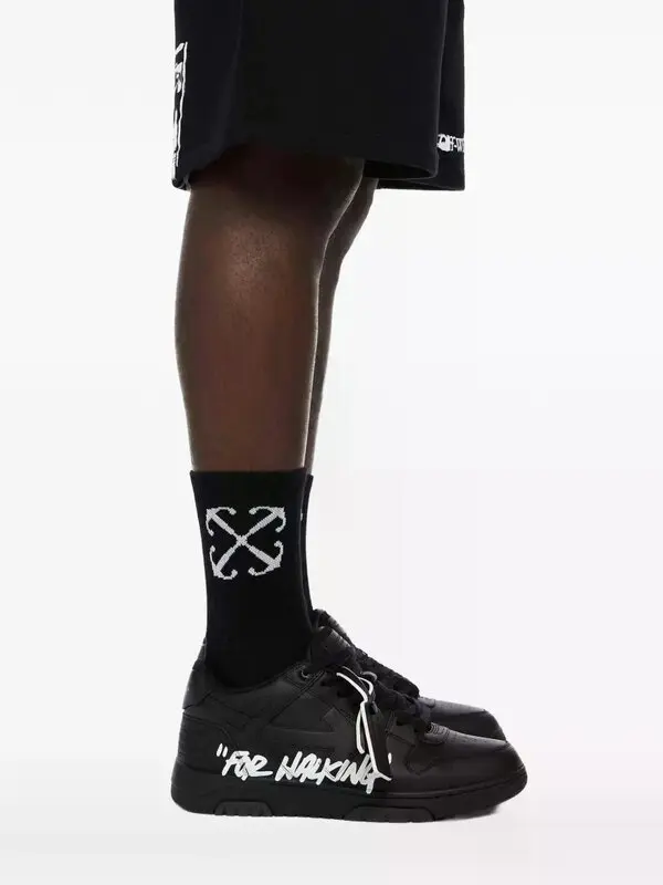 Off-White Lettering-print Tag Sneakers