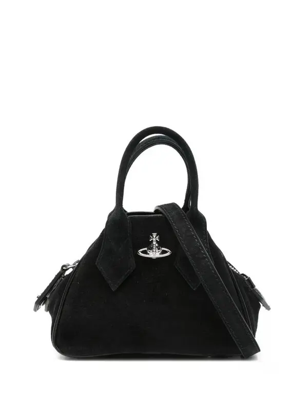 VIVIENNE WESTWOOD Logo Appliqué Mini Bag - Black