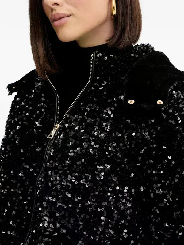 FRACOMINA Sequin-embellished Zip-up Jacket