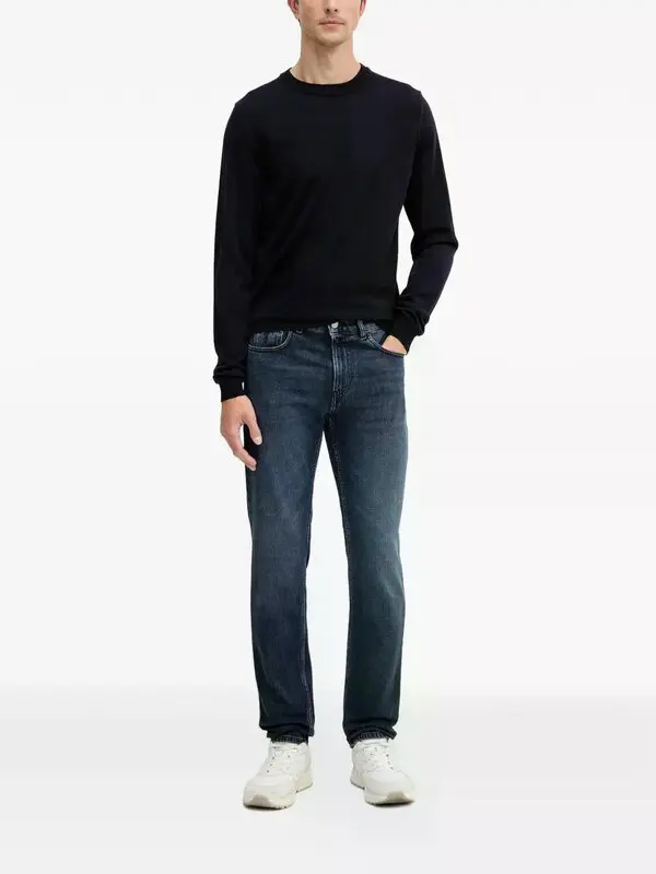 TRUSSARDI Regular Fit Jeans With Patch Detail