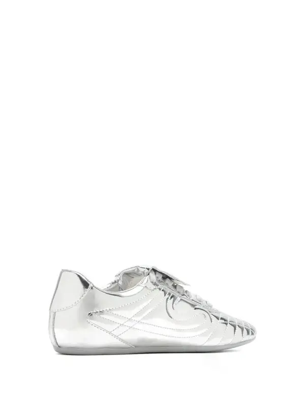 Schutz Quilted Low Top Sneakers