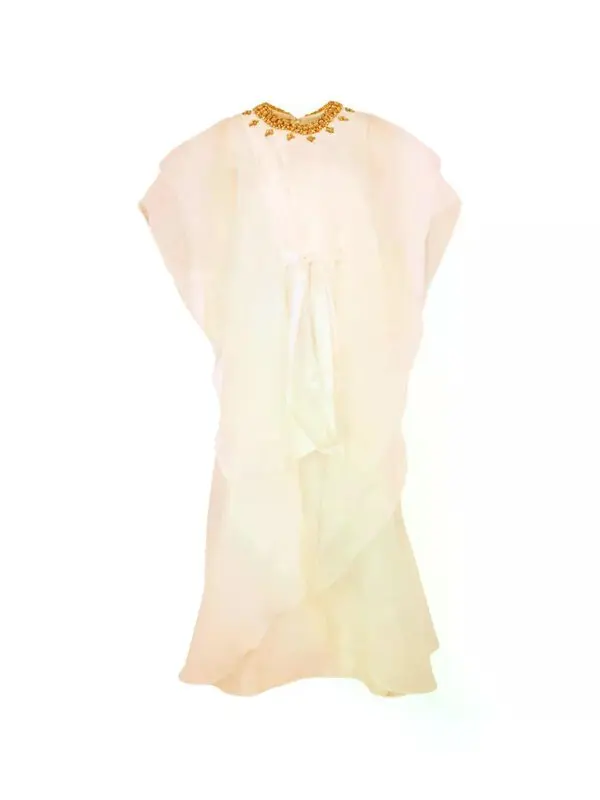 BARUNI Almas Embellished Tie Maxi Dress