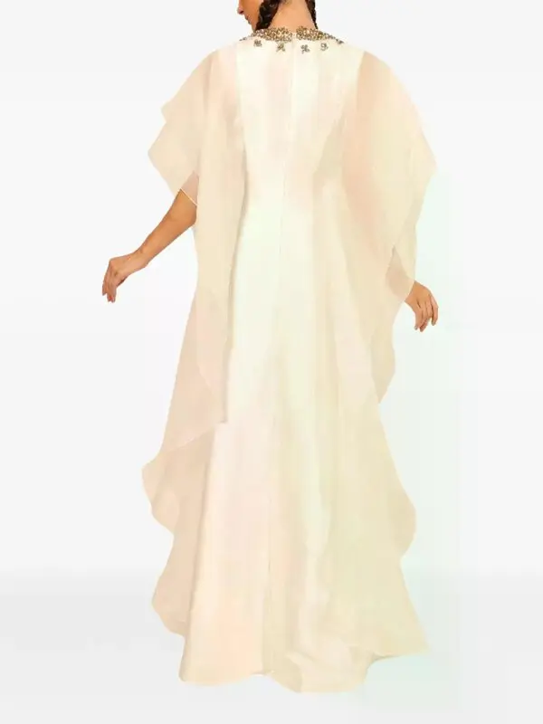 BARUNI Almas Embellished Tie Maxi Dress