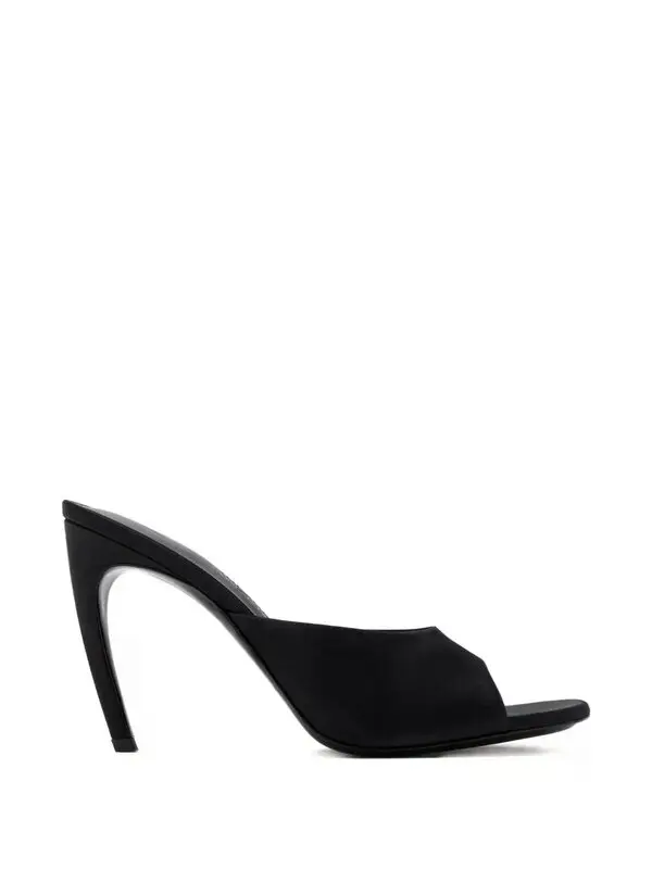 Attico Betta Stiletto Mules - Black