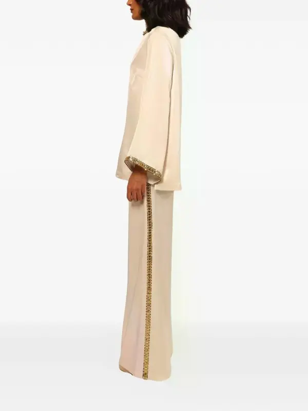 BARUNI Flared-sleeves Blouse And Trousers Set