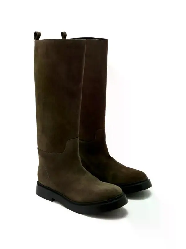 Proenza Schouler Bank Suede Knee Boots - Brown
