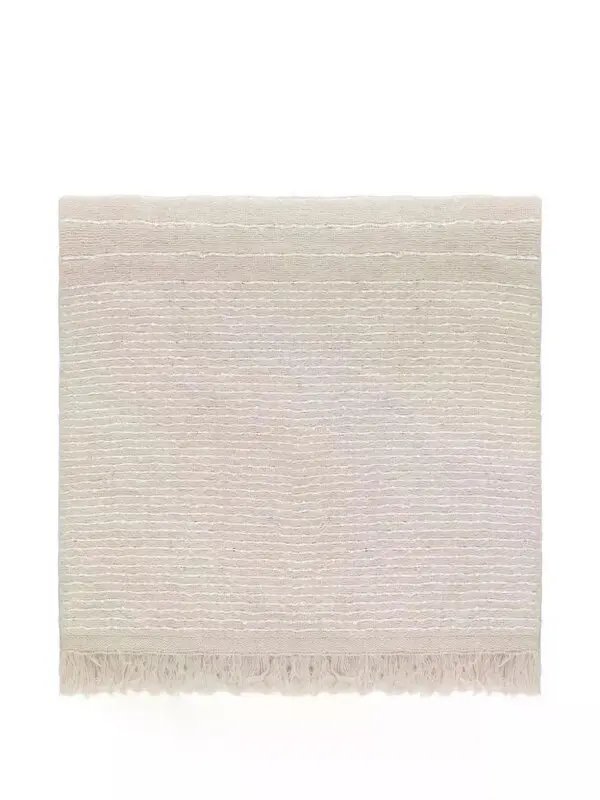Antonelli Firenze Susina Fringed Scarf - Neutrals