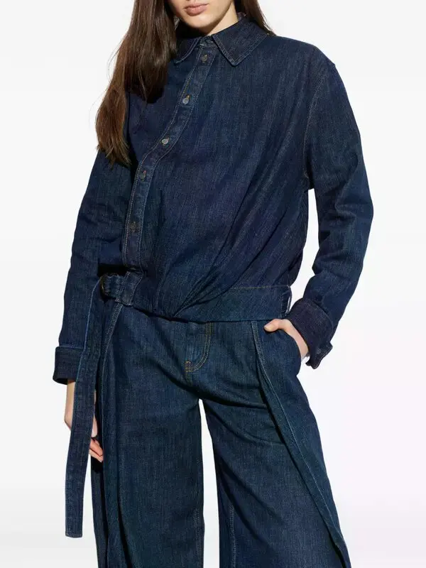 Loewe Button-fastening Belted Shirt