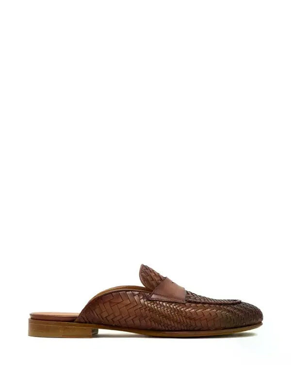 Magnanni Woven Leather Mules