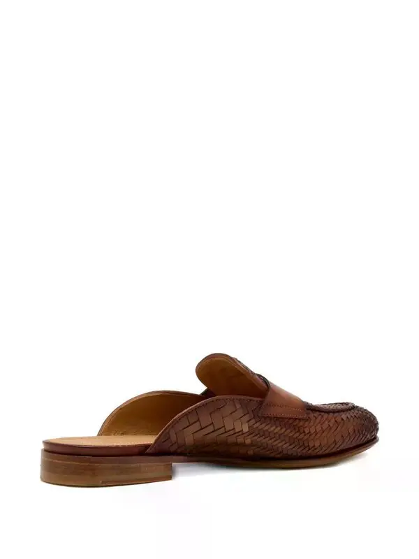 Magnanni Woven Leather Mules