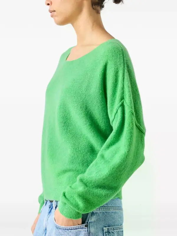 American Vintage Damsville Long-sleeve Sweater - Green