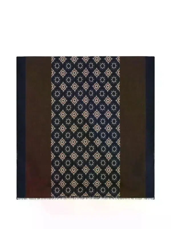 Altea Patterned Scarf - Brown