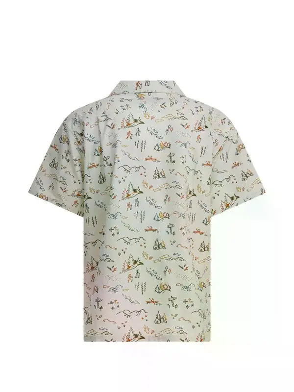 MONTBELL Buttoned Print Shirt - Neutrals