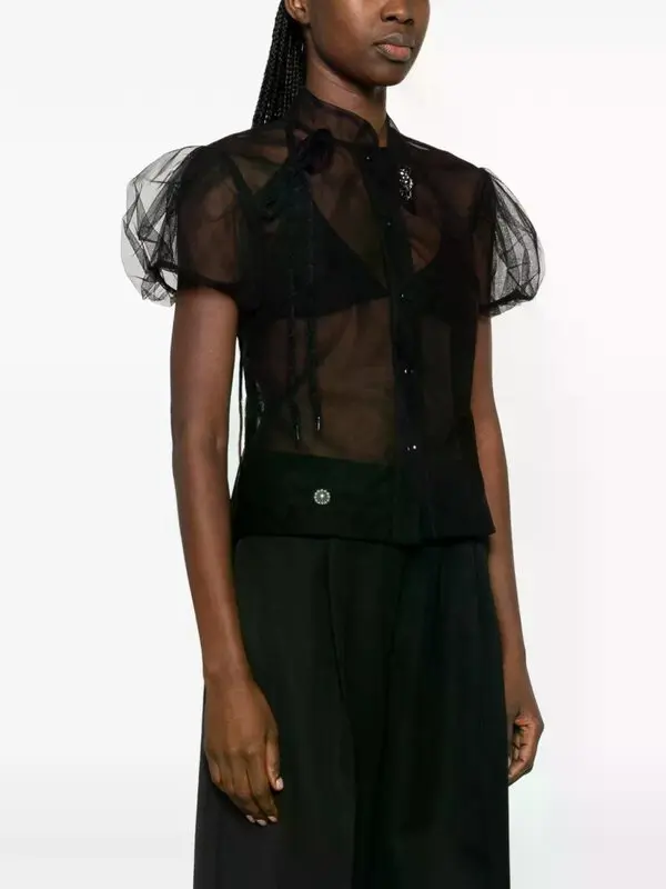 Simone Rocha Tulle Shirt