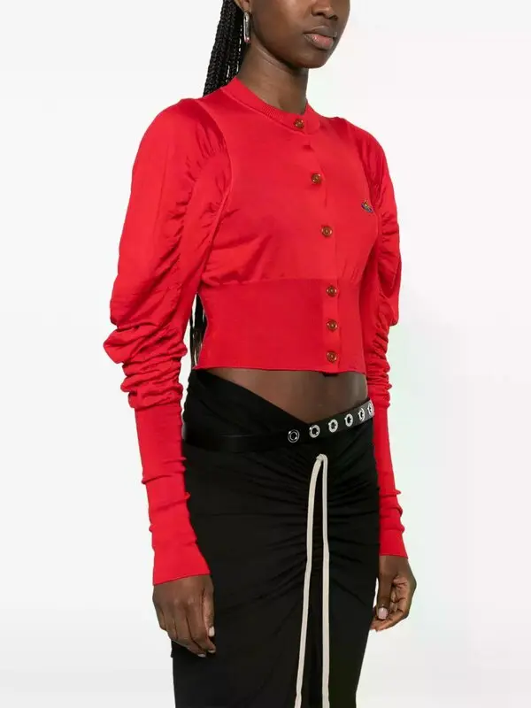 VIVIENNE WESTWOOD Puff-sleeve Cardigan