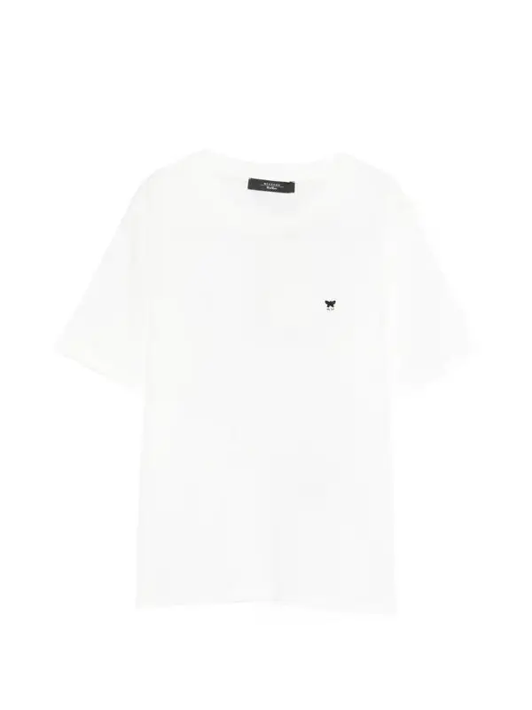 Max Mara Logo-detail T-shirt - White