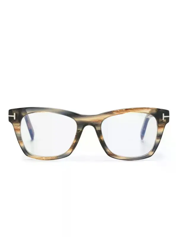 TOM FORD Tortoiseshell Optical Glasses - Brown