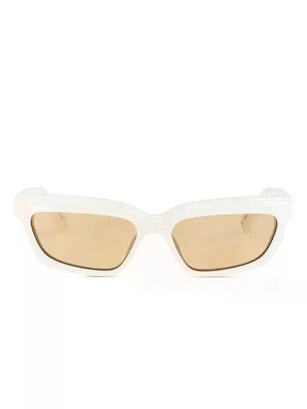 Jacquemus Square-frame Sunglasses - White