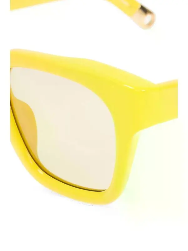 Jacquemus X Linda Farrow Les Lunettes Carino Sunglasses - Yellow