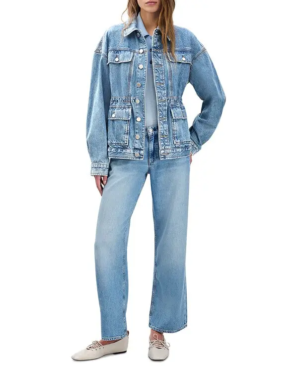 Rag & Bone Amy Cinched Denim Jacket