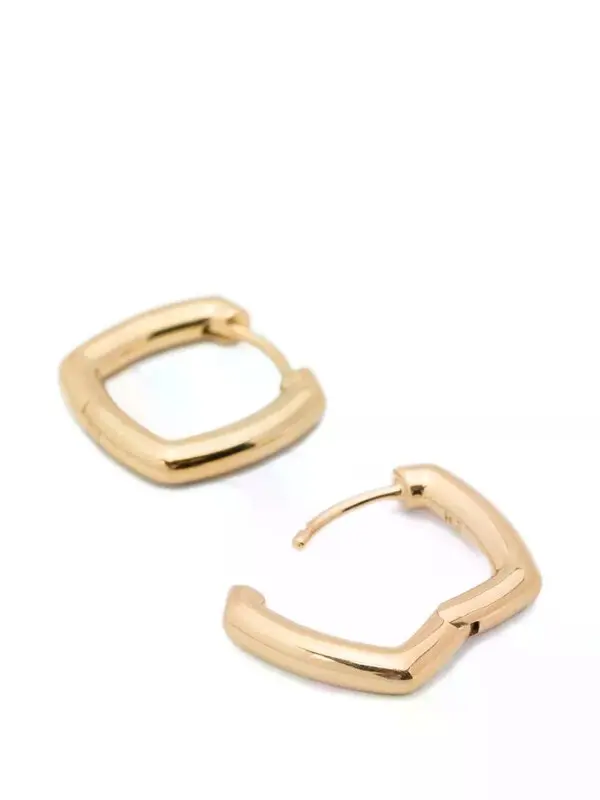 Tom Wood Small Square Hoop Earrings