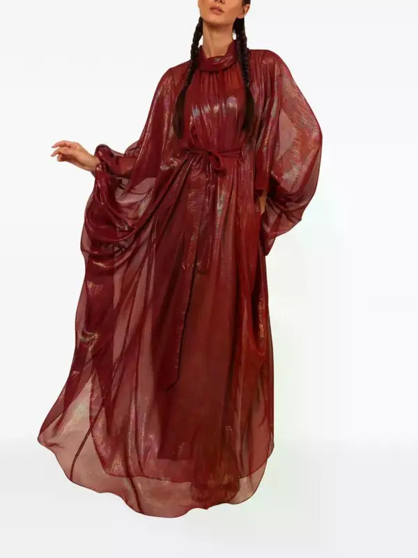 BARUNI Zahra Tie-waist Maxi Dress