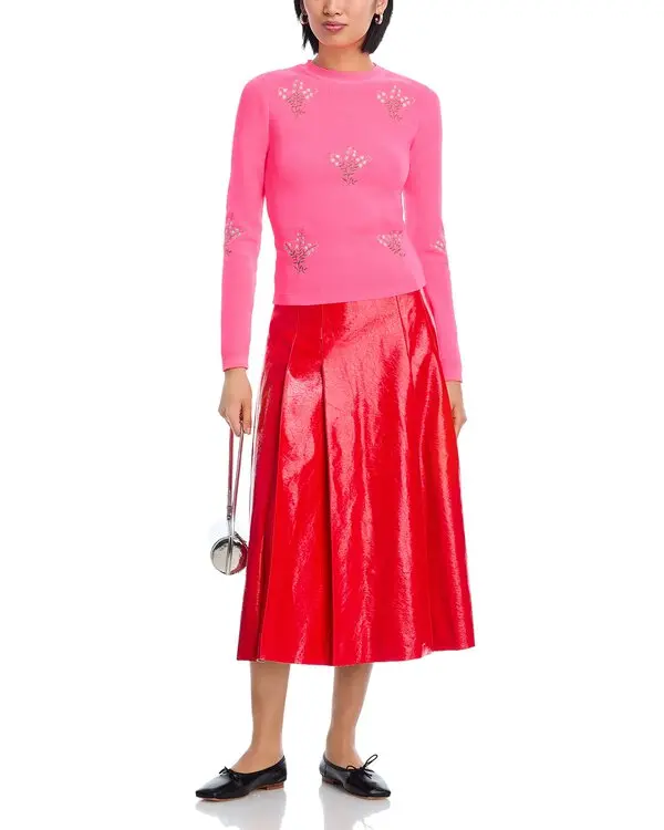 Essentiel Antwerp Faux Leather Maxi Skirt
