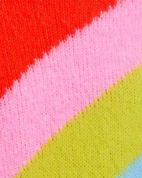 Essentiel Antwerp Color Blocked Crewneck Sweater