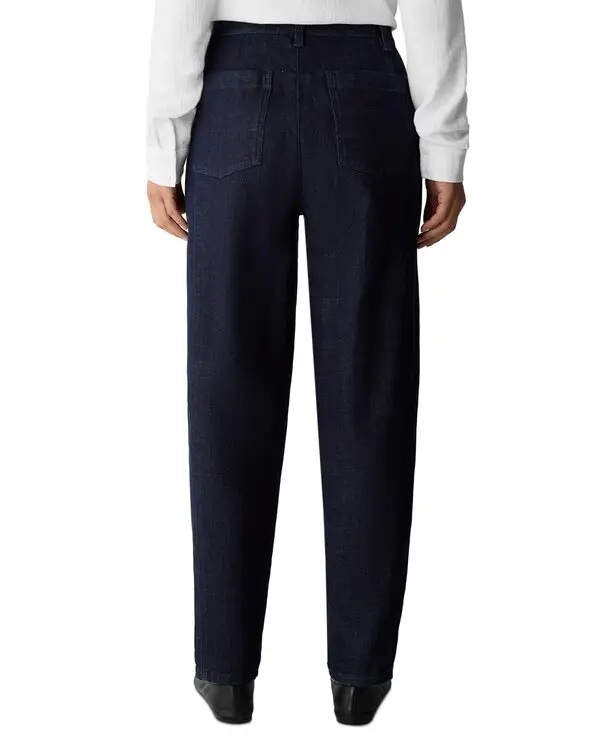 Eileen Fisher Cotton Stretch Denim Ankle Lantern Pants