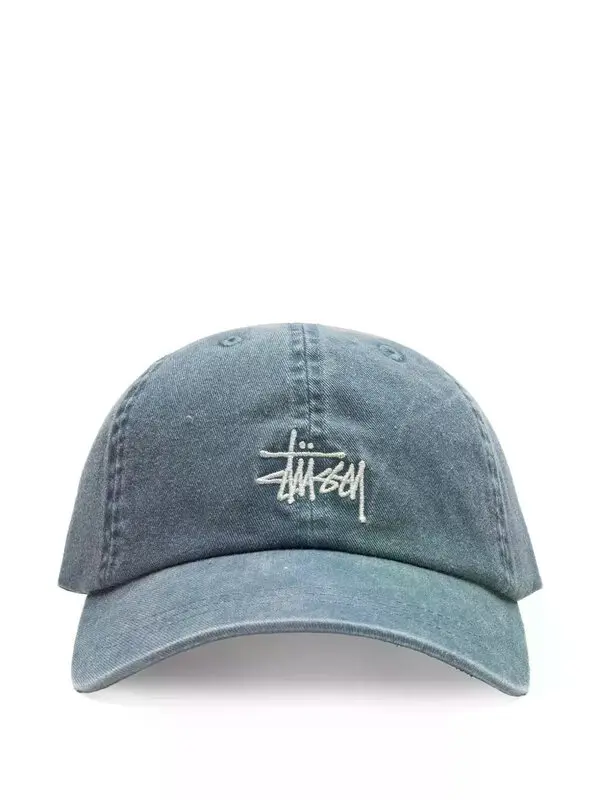 StÜssy Washed Embroidered Cap - Blue