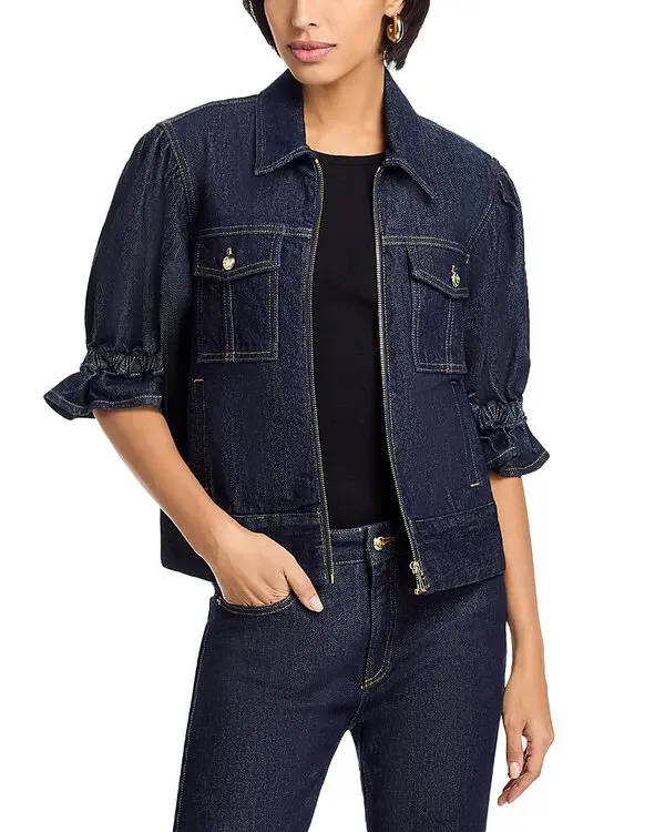 Cinq À Sept Holly Denim Jacket - Indigo Noir