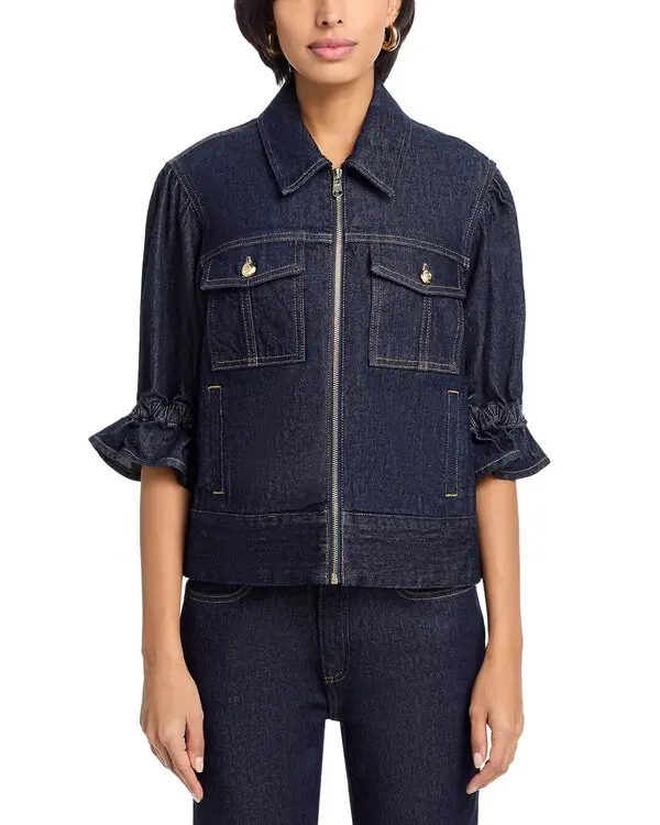 Cinq À Sept Holly Denim Jacket - Indigo Noir