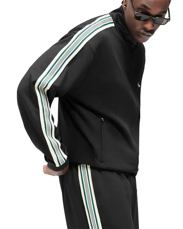 REPRESENT Taped Track Jacket - Jet Black