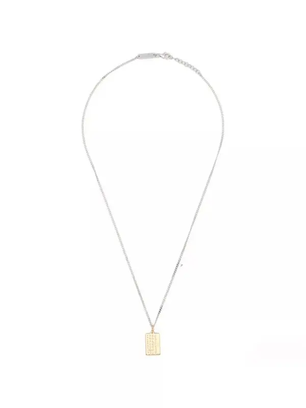 MAISON MARGIELA Numeric-logo Pendant Necklace - Gold