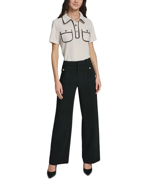 Karl Lagerfeld Paris Patch Pocket Trousers