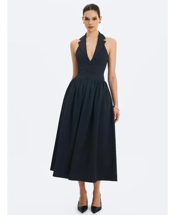 knee length dresses for ladies Peggy Retro-Inspired Full Circle Dress