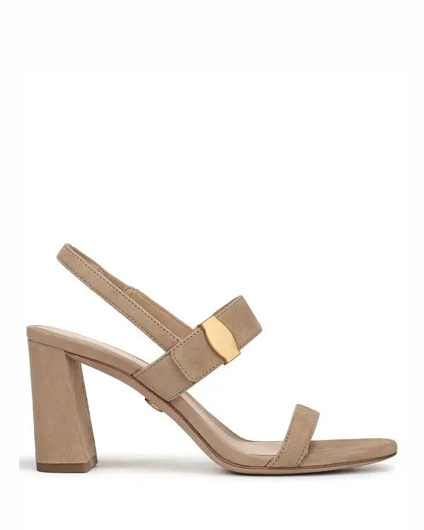 Veronica Beard Genetta Slingback Sandals - Sand