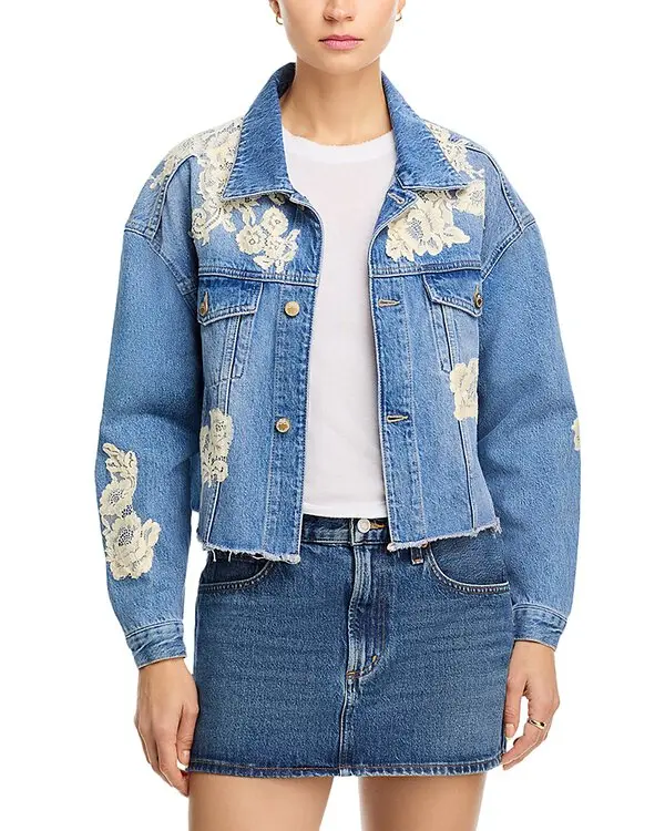 LoveShackFancy Amana Denim Jacket