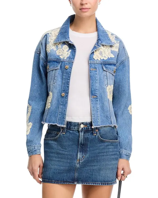 LoveShackFancy Amana Denim Jacket