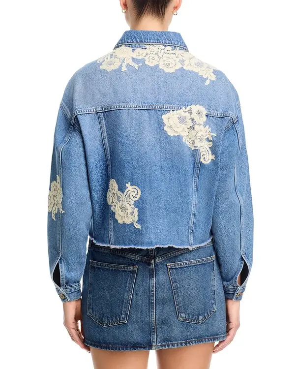 LoveShackFancy Amana Denim Jacket