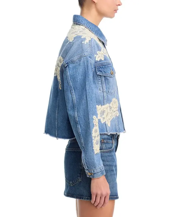 LoveShackFancy Amana Denim Jacket
