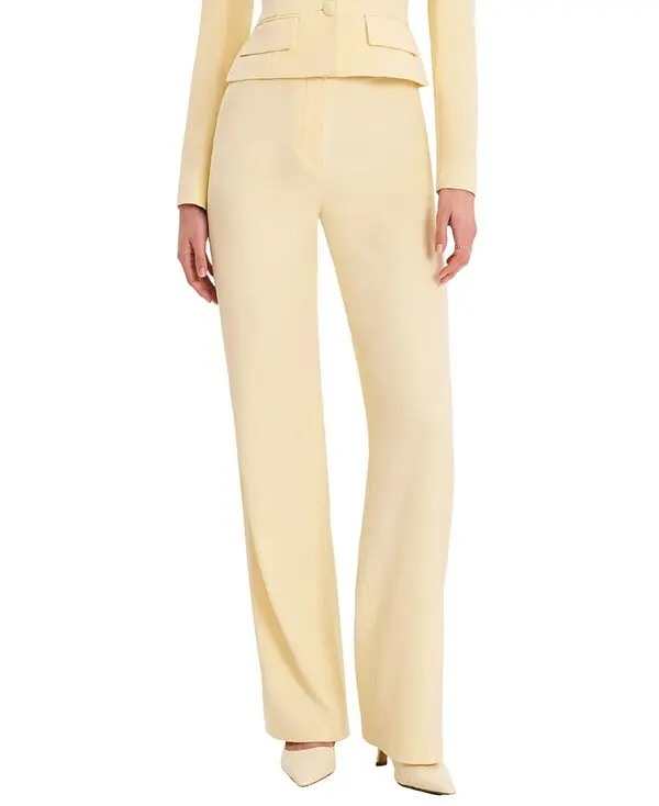MISS CIRCLE NEW YORK Slim Fit Suit Pants - Yellow