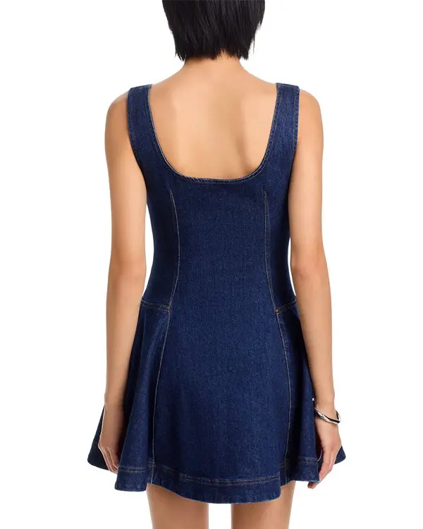 Simkhai Eleodra Denim Mini Dress - Imperial