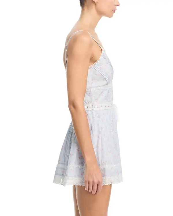 LoveShackFancy Zirelle Cotton Dress With Floral Print