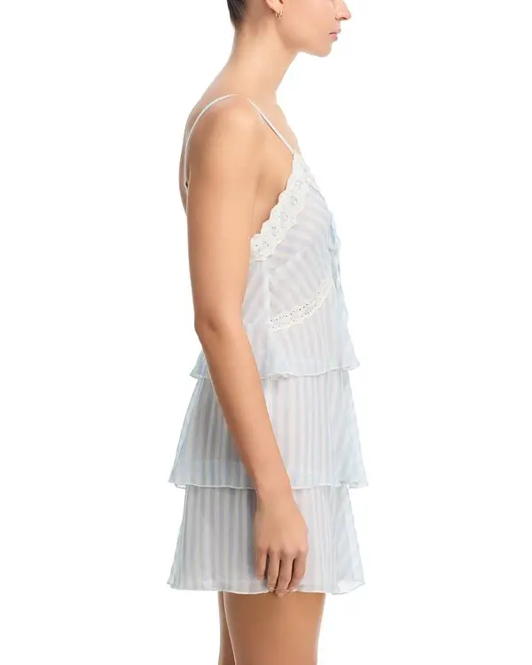 LoveShackFancy Marlia Tiered Mini Dress