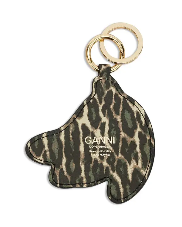 GANNI Banana Keyring - Black